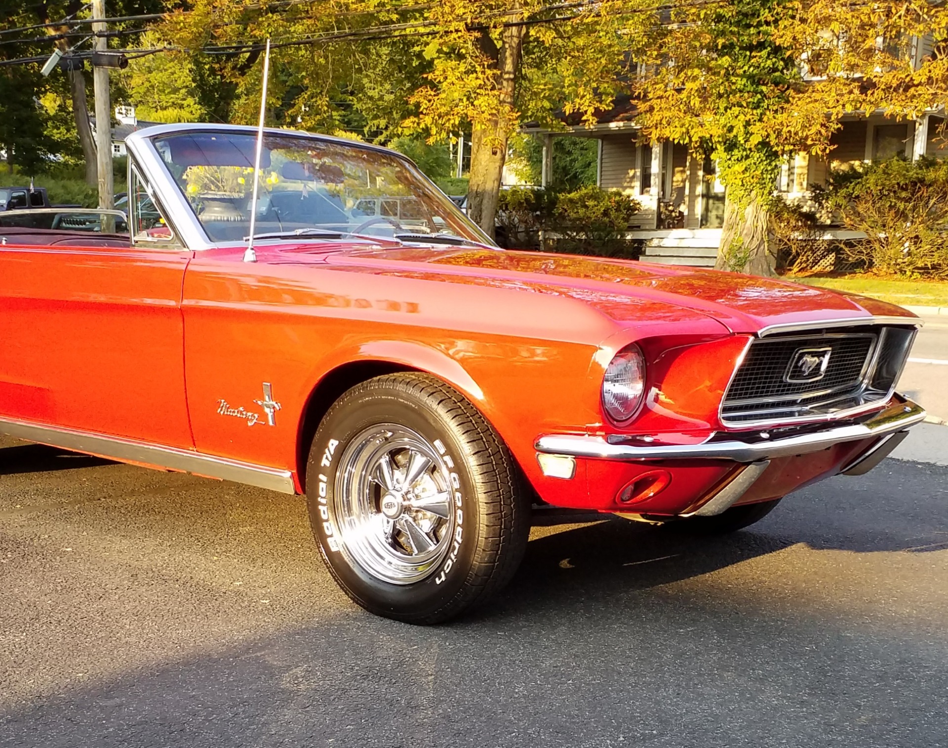 1968 Cherry Red Mustang Convertible